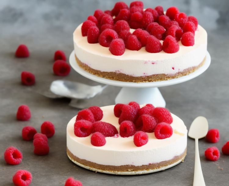 No Bake Raspberry Cheesecake - Recipe Wonderland